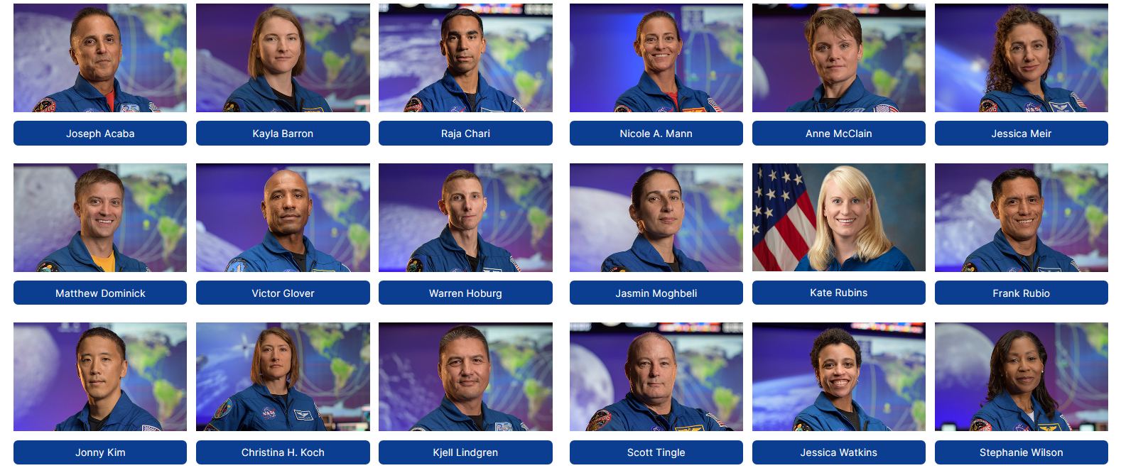 NASA Announces its Artemis Astronauts: 18 People Training to Fly to the Moon - Universe Today